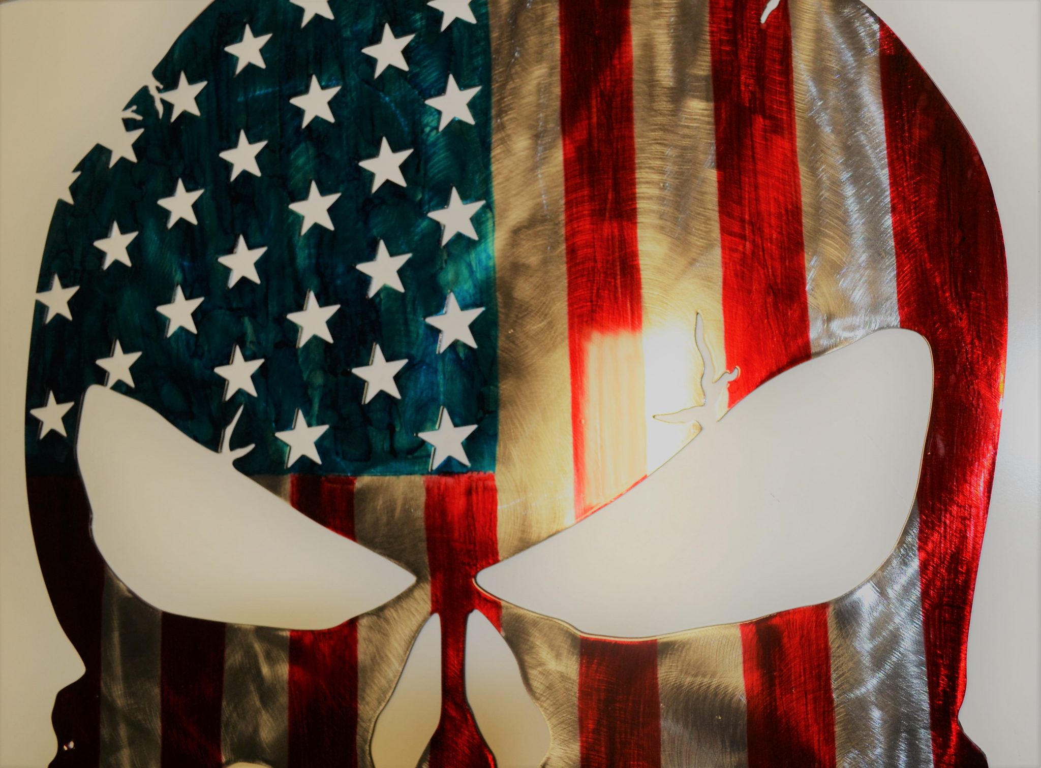 Punisher Flag - Metal Decor Studios